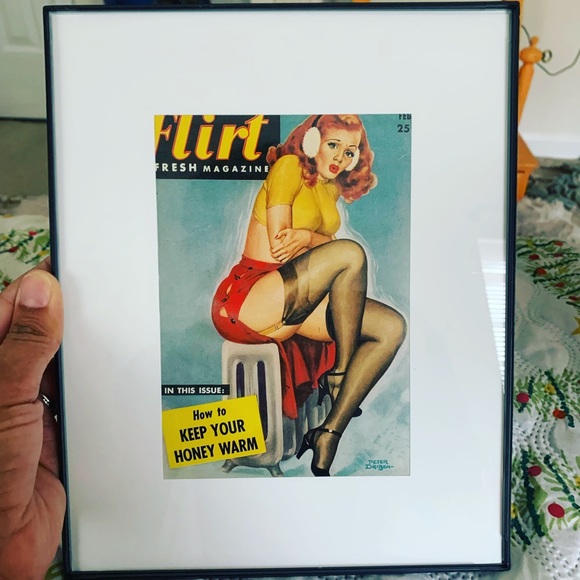 It’s About Lola | Art | Peter Driben Oh Baby Its Cold Outside Pinup Art Print For Flirt Magazine ...